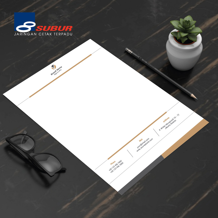 Jual FREE DESIGN TEMPLATE - CETAK KOP SURAT BAHAN HVS 100 GR | Shopee ...