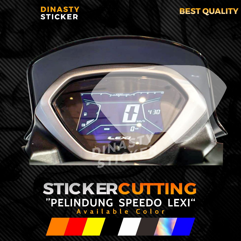 Jual STICKER STIKER CUTTING PELINDUNG SPEEDOMETER YAMAHA LEXI | Shopee ...