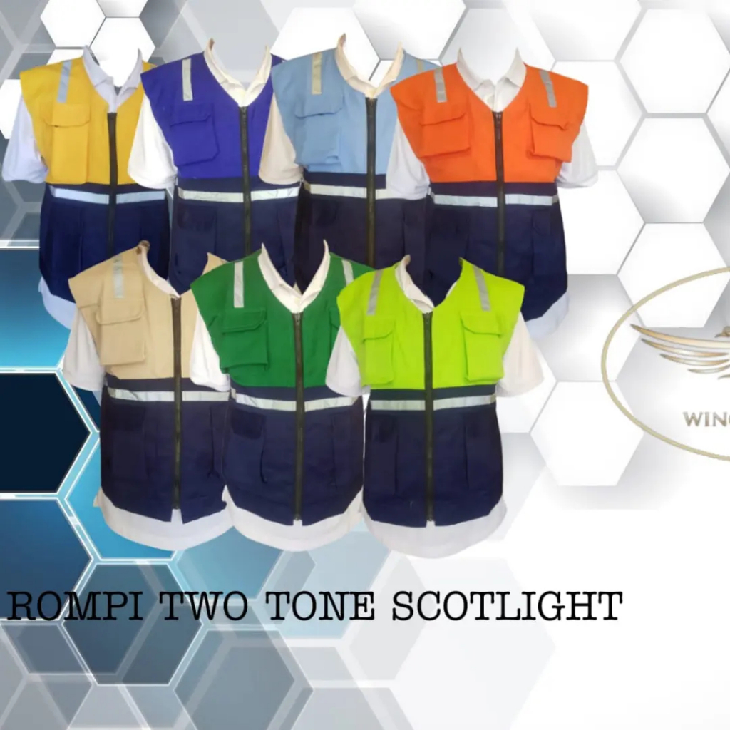 Jual ROMPI SAFETY PROYEK 2 WARNA | Shopee Indonesia