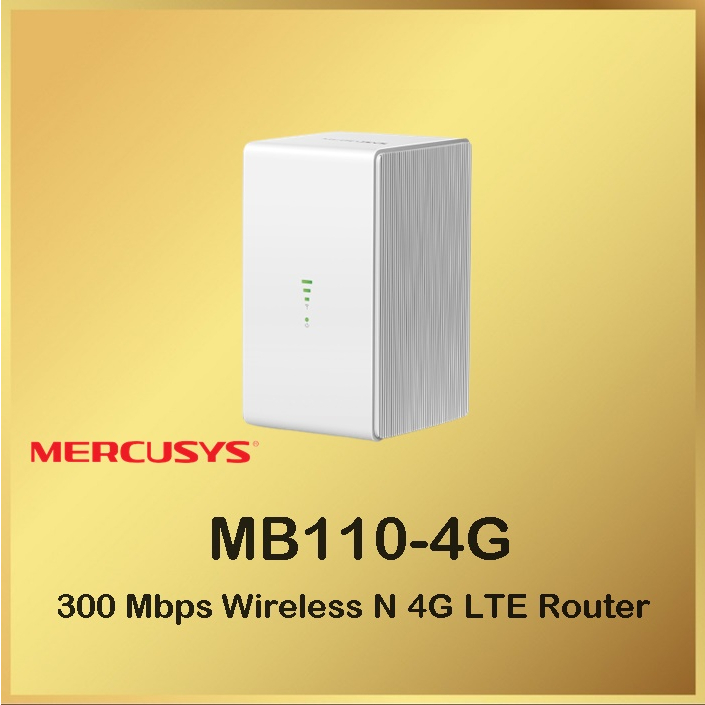 Jual Mercusys MB110-4G N300 4G LTE Modem Wireless Router MB 110 - 4G ...