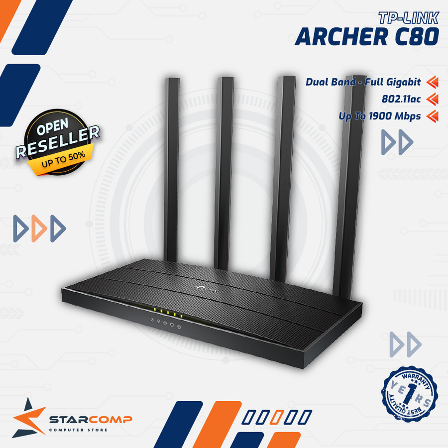 Jual TP-Link Archer C80 AC1900 Wifi Router TpLink Archer C80 C 80 ...