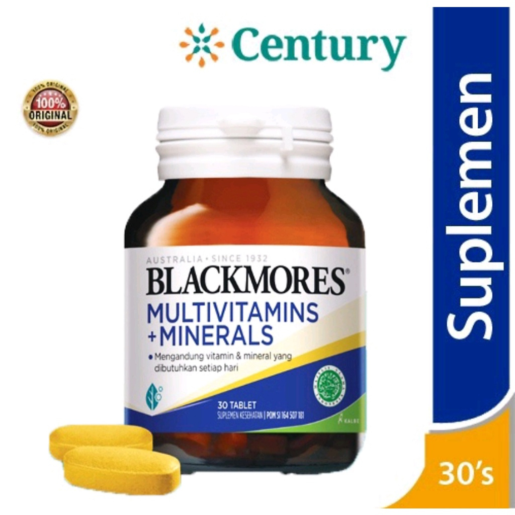 Jual Blackmores Multivitamins + Minerals 30 Tablet | Shopee Indonesia