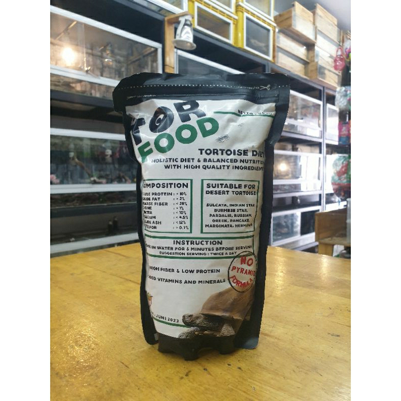 Jual TORTOISE FOOD TOR FOOD 500GR SULCATA INDIAN STAR BURMESE | Shopee ...