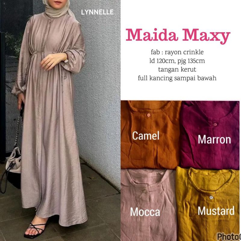 Jual MAIDA MAXY BY LYNNELLE / THEANA MIDI DRESS BY MARITZA / DRESS ...