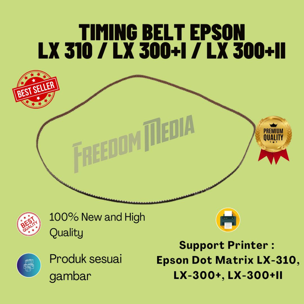 Jual TIMING BELT EPSON ORIGINAL LX310 / LX 310 / LX 300+I / LX300+I / LX 300+II / LX300+II ...
