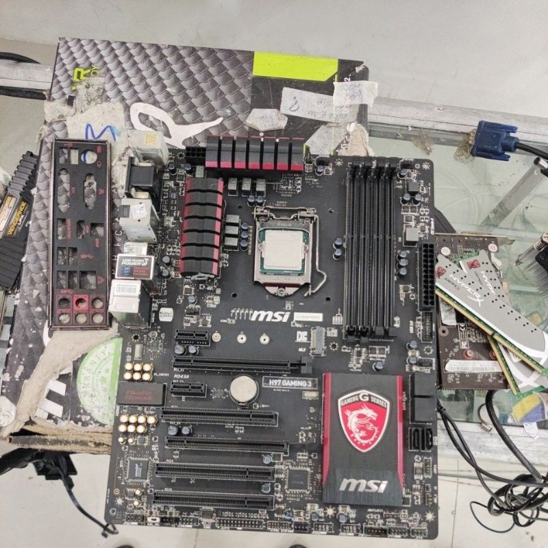 Jual Mainboard msi h97 gaming 3 ddr3 procsesor core i7-4790 gen4 bukan ...