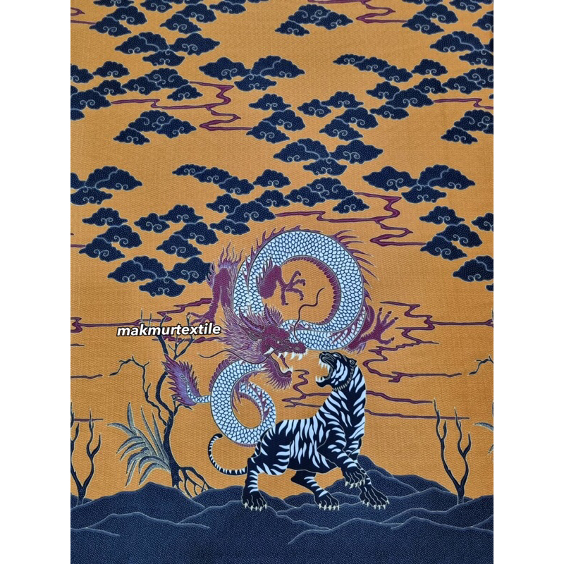 Jual Kain Batik Sutra Dobby Premium #47 / Batik Dobby / Batik Naga ...