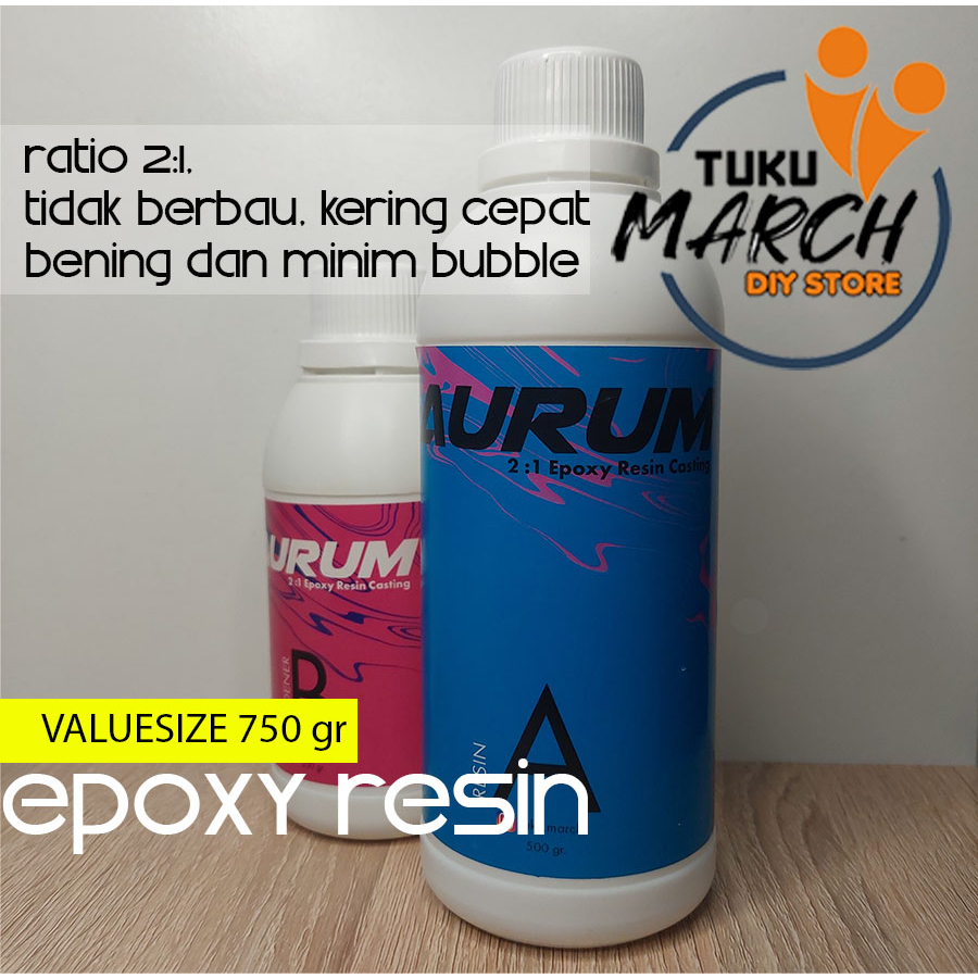 Jual Epoxy Resin Aurum 750 gram | Shopee Indonesia