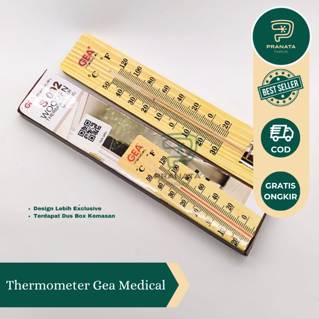Jual Thermometer Ruangan Onemed / Gea Medical Exclusive + Dus Box ...