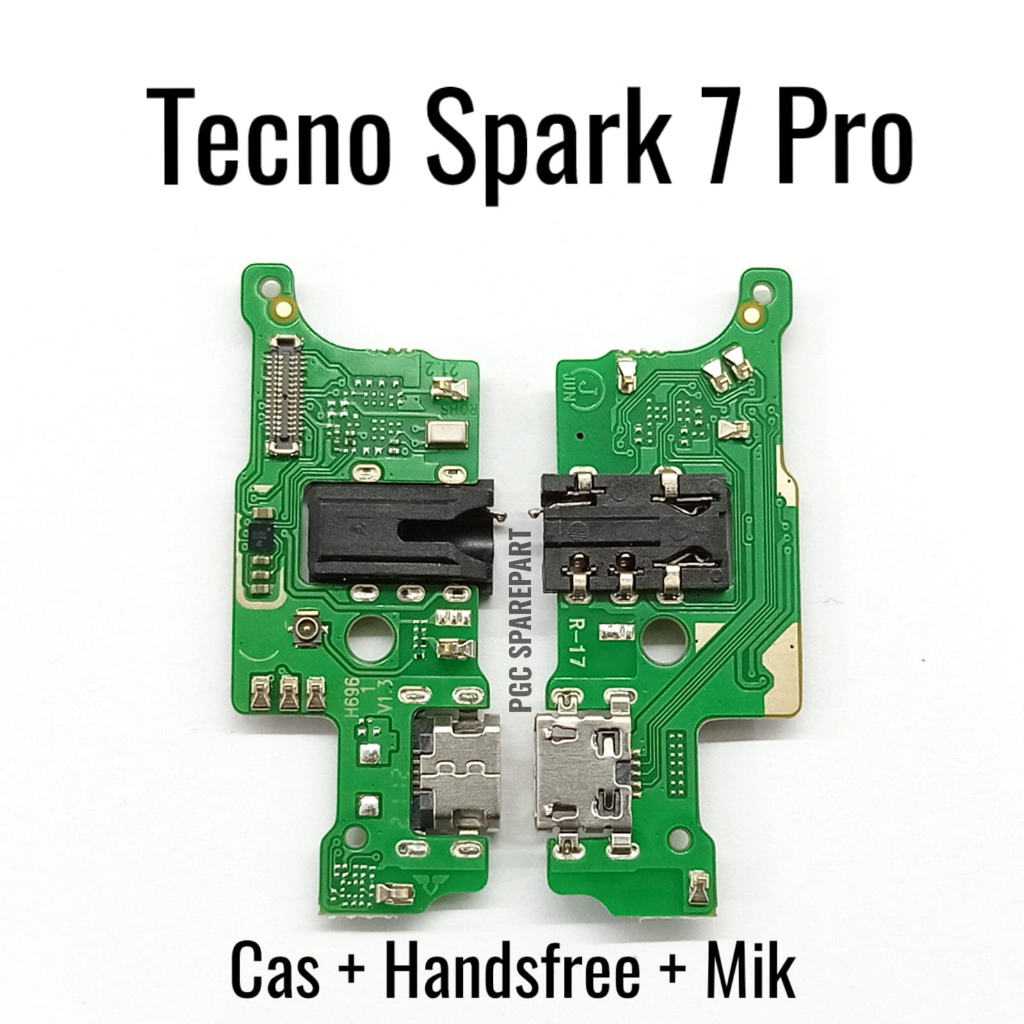 Jual Original Konektor Charger Mic Hansfree Infinix Tecno Spark 7 Pro ...