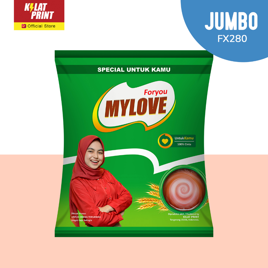 Jual Snack Custom Foto Teks Bungkus Pouch Jumbo Ala Nestle Milo Edition ...