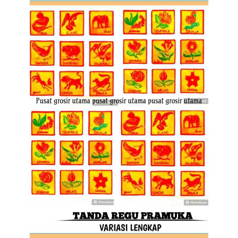Jual [ Bijian ] Tanda Regu Pramuka Putra-Putri Bordir / Tanda Regu ...