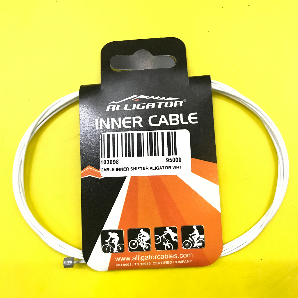Jual cable inner shifter teflon alligator white original | Shopee Indonesia