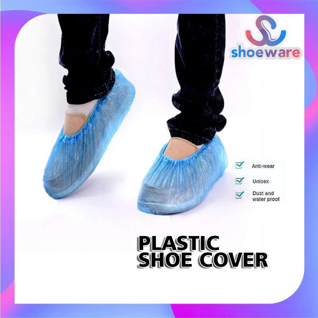 Jual Plastic shoe cover diposable sarung plastik sepatu | Shopee Indonesia