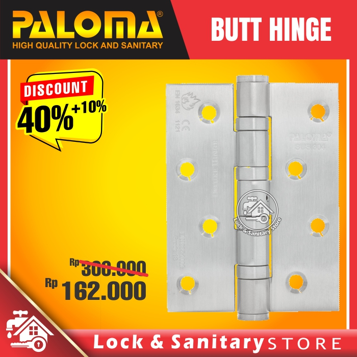 Jual Engsel Pintu PALOMA BHP223 PLM DLX 4X3X3MM 4BB NRP SSS Engsel Kupu ...