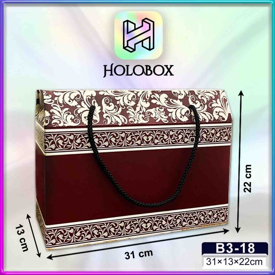 Jual Box Kado / Kotak Packaging / Gift / Hampers Gable Box Uk 25x13x22 ...