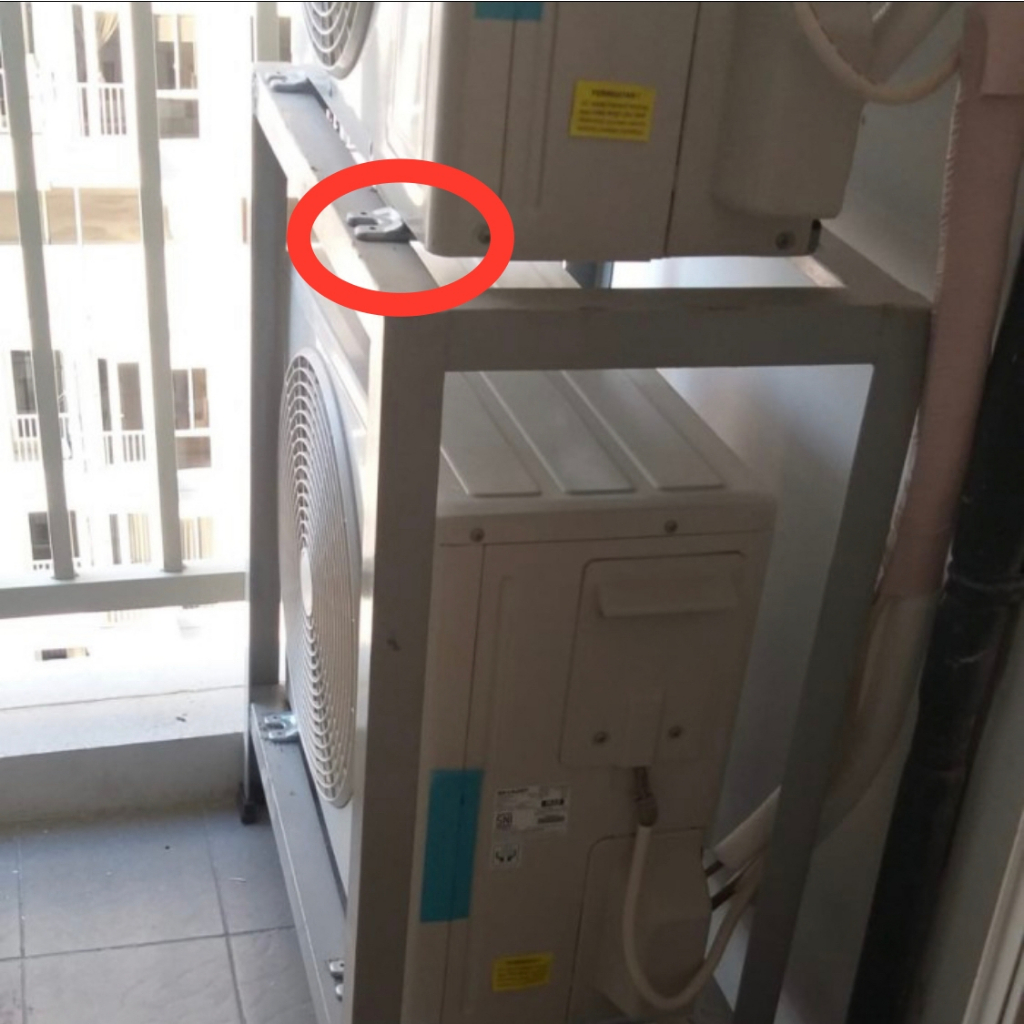 Jual Rak Outdoor AC/ dudukan outdoor ac susunan / bracket ac/ braket ...