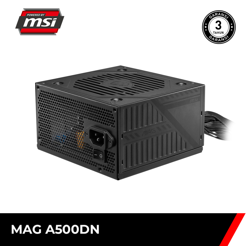 Jual MSI MAG A500DN 500W - Power Supply 500 Watt 80+ Standart | Shopee ...
