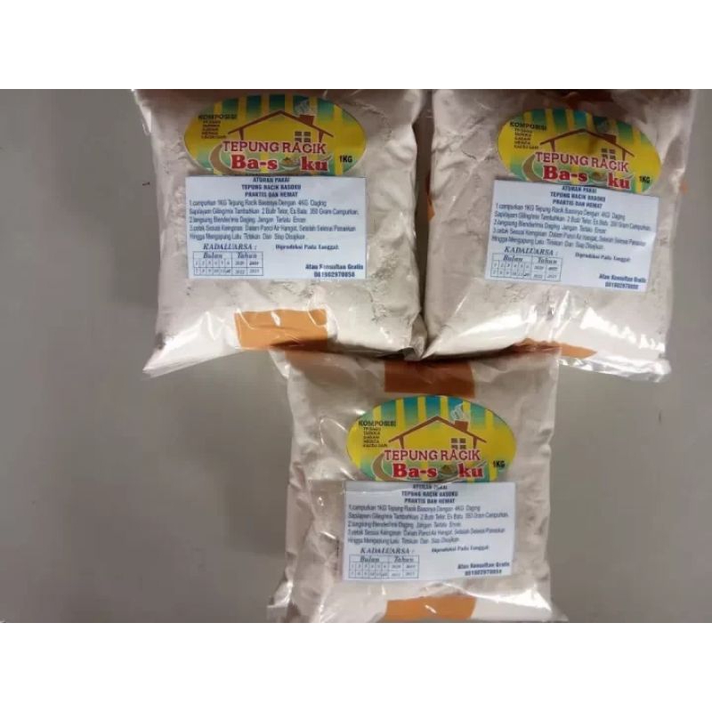 Jual TEPUNG RACIK BAKSO 5 KG / TEPUNG BAKSO / BAKSO / TEPUNG - 5KG ...
