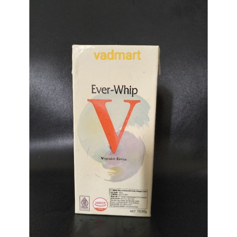 Jual ever-whip V ( vanilla )/ non dairy whipping cream | Shopee Indonesia