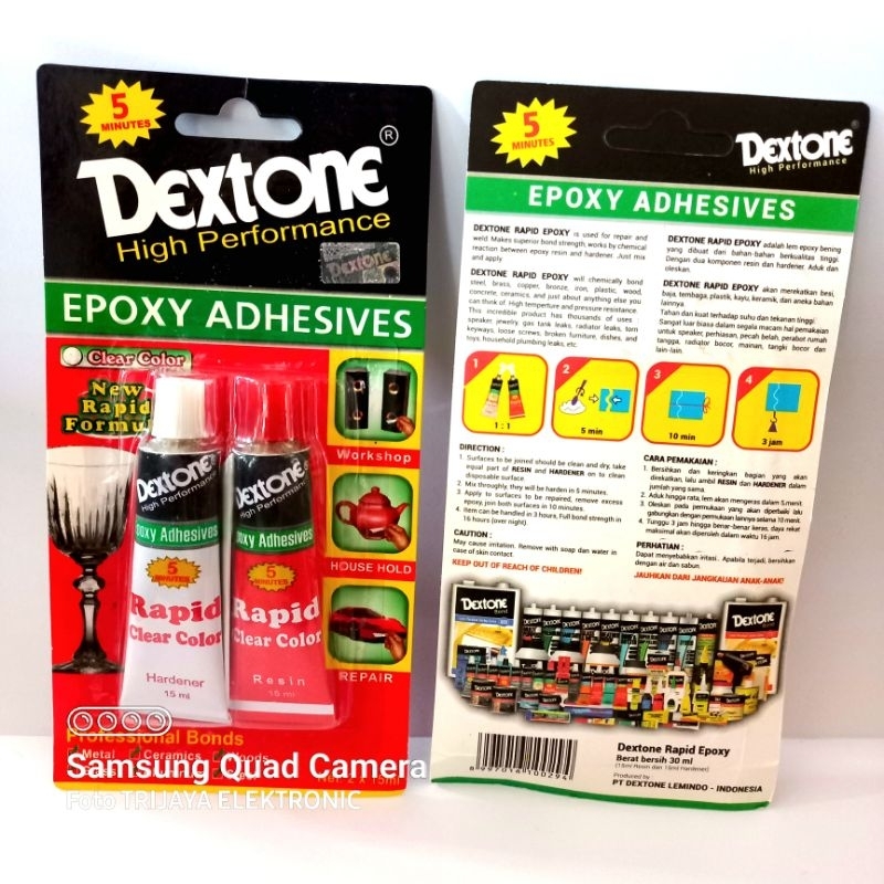 Jual Lem Dextone Rapid Epoxy Adhesives 15ml / Lem Speaker Pengganti ...