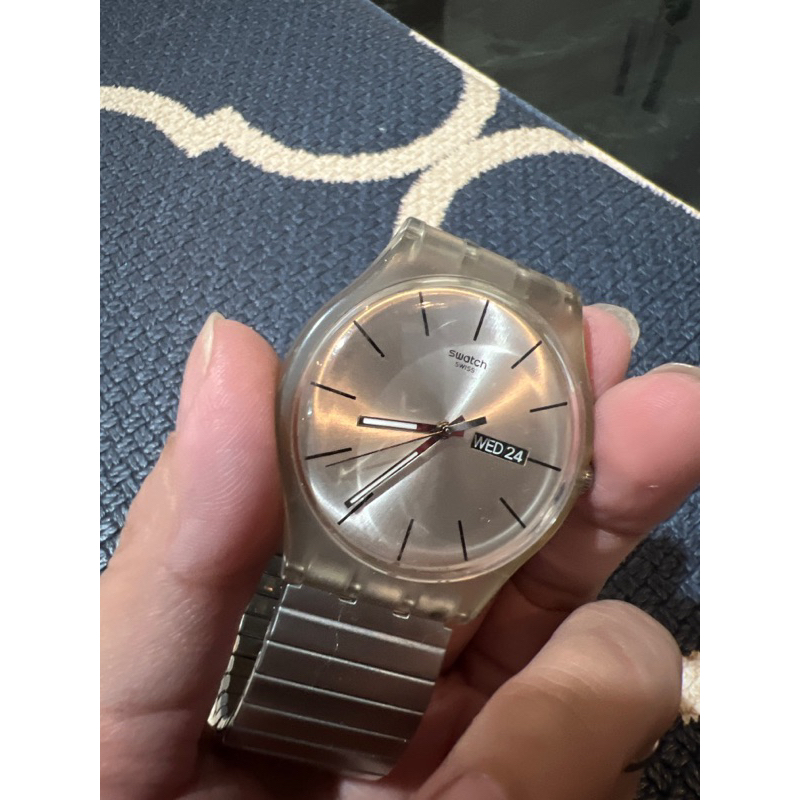 Jual jam swatch stainless | Shopee Indonesia