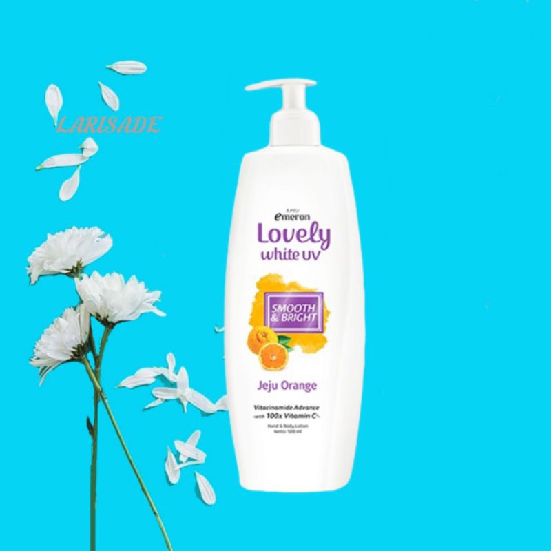 Jual Emeron Lovely Hand & Body Lotion Smooth Bright Botol 500 ML ...