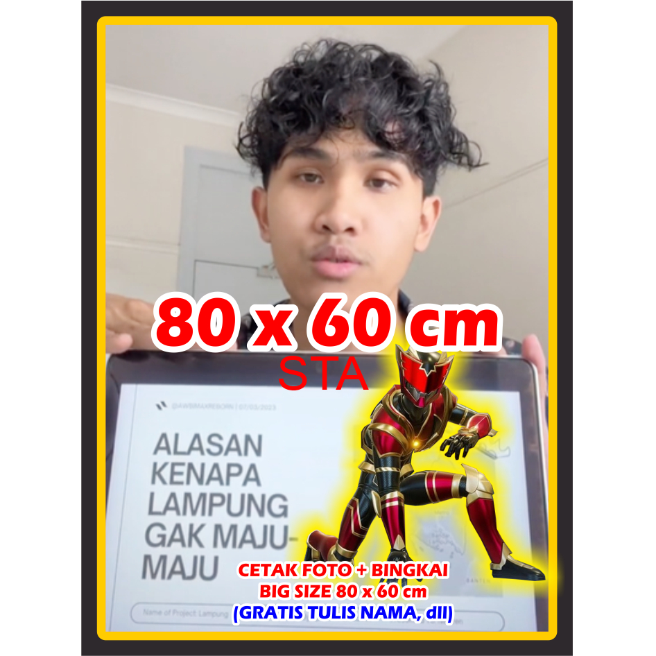 Jual [52] Cetak Foto PRIBADI/Keluarga/Artis Favorit Plus Bingkai Ukuran ...