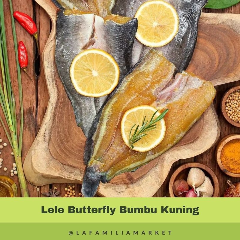 Jual Lele Fillet Butterfly Bumbu Kuning isi 4 ekor / Tanpa Kepala ...
