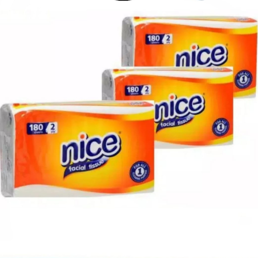 Jual PAKET 10 PCS Tisu Tissue Nice Facial Nice Murah Promo Paket 10 ...