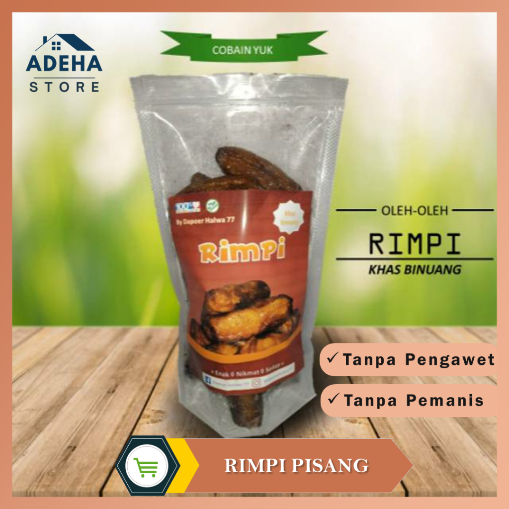Jual Rimpi Oleh-oleh Khas Binuang - Pisang Selai - Pisang Asap ...