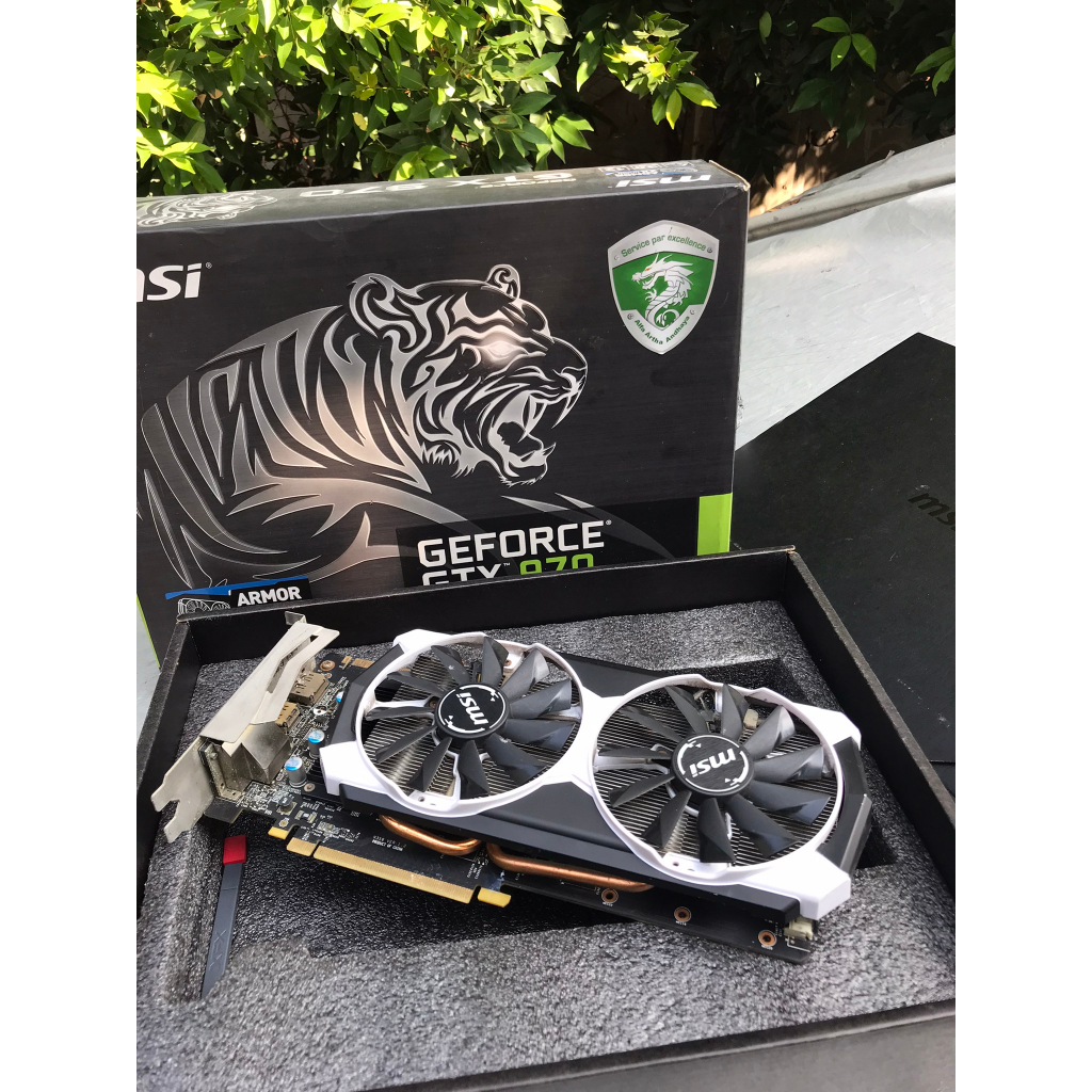Jual VGA MSI GTX 970 OC ARMOR 4GB DDR5 NOT AMD RYZEN RX | Shopee Indonesia