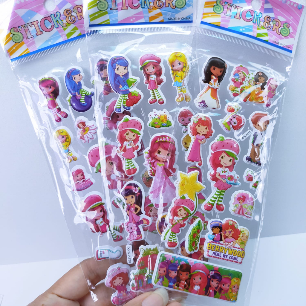 Jual Stiker Anak Perempuan Laki | Hologram Sticker Anak Abjad ...