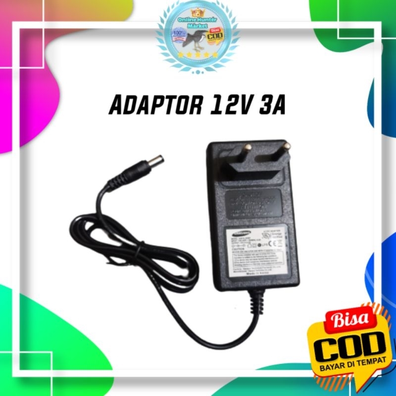 Jual Adaptor 12v 3A DC Power Supply | Shopee Indonesia