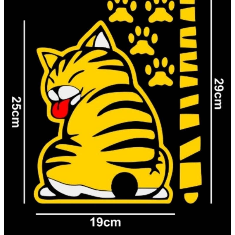 Jual Sticker kucing untuk kaca belakang mobil | Shopee Indonesia