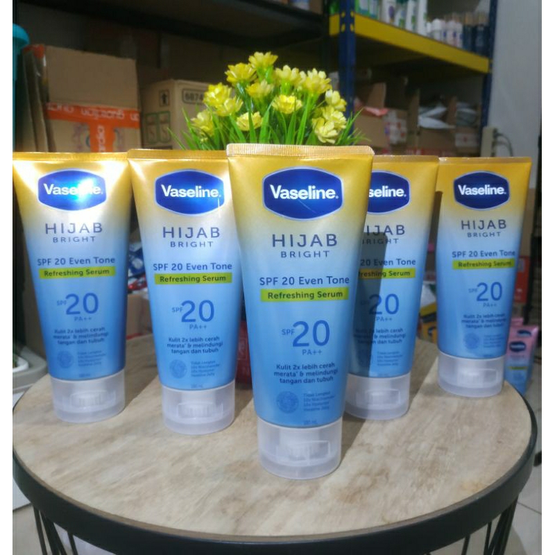 Jual Vaseline Hijab Bright Refreshing Serum 180 ml | Shopee Indonesia