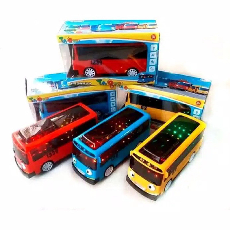Jual TAYO LAMPU N MUSIK Mainan Bus Tayo Besar Lampu Dan Musik /The Little Bus | Shopee Indonesia