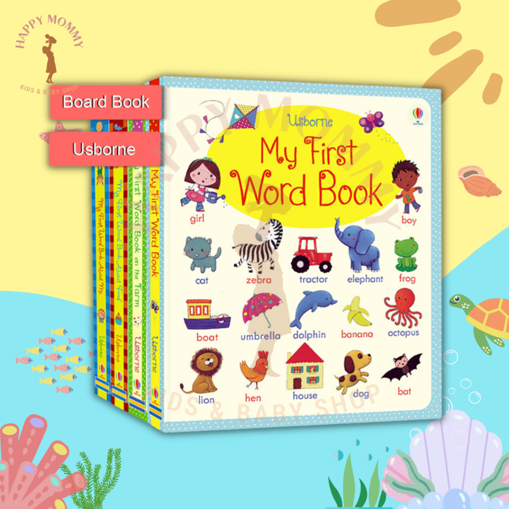 Jual Usborne My First Word Book Buku Board Book Kosakata Anak ...