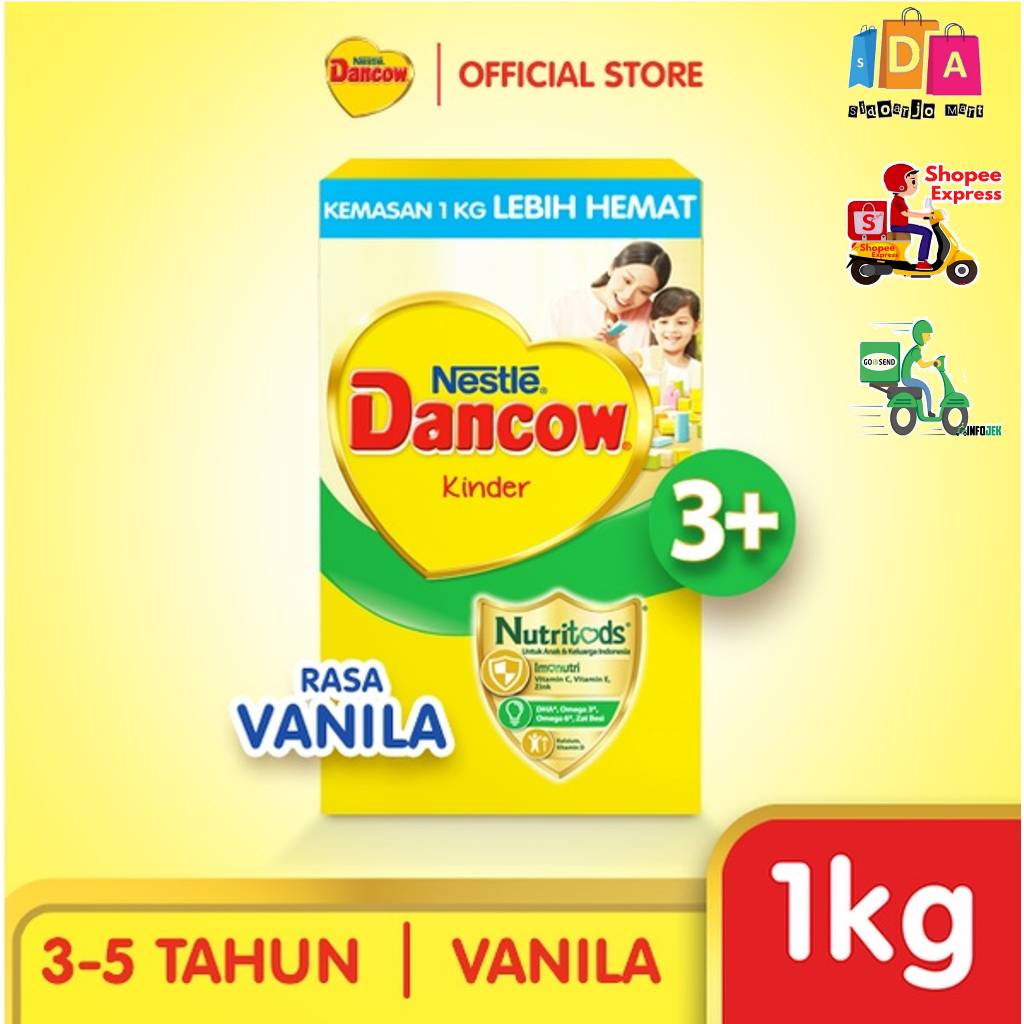 Jual Nestle Dancow 3+ dengan Susu Pertumbuhan Rasa Vanila 3-5 Tahun Box ...