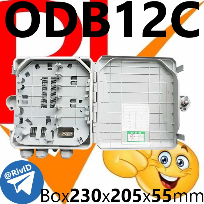 Jual ODP 12 Core FAT 12c Kosongan Adapter Pigtail SC APC UPC ODB 12core ...