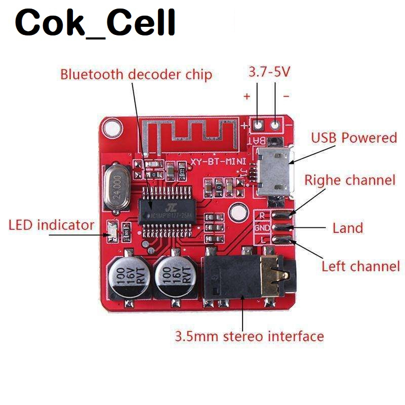 Jual modul bluetooth MP3 kit portable stereo | Shopee Indonesia