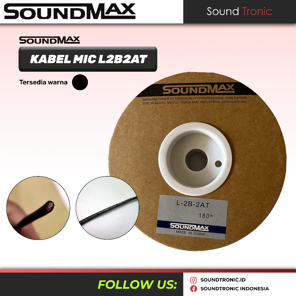 Jual Kabel HEAD Mic kecil SOUNDMAX L2B2AT 20 Meter | Shopee Indonesia