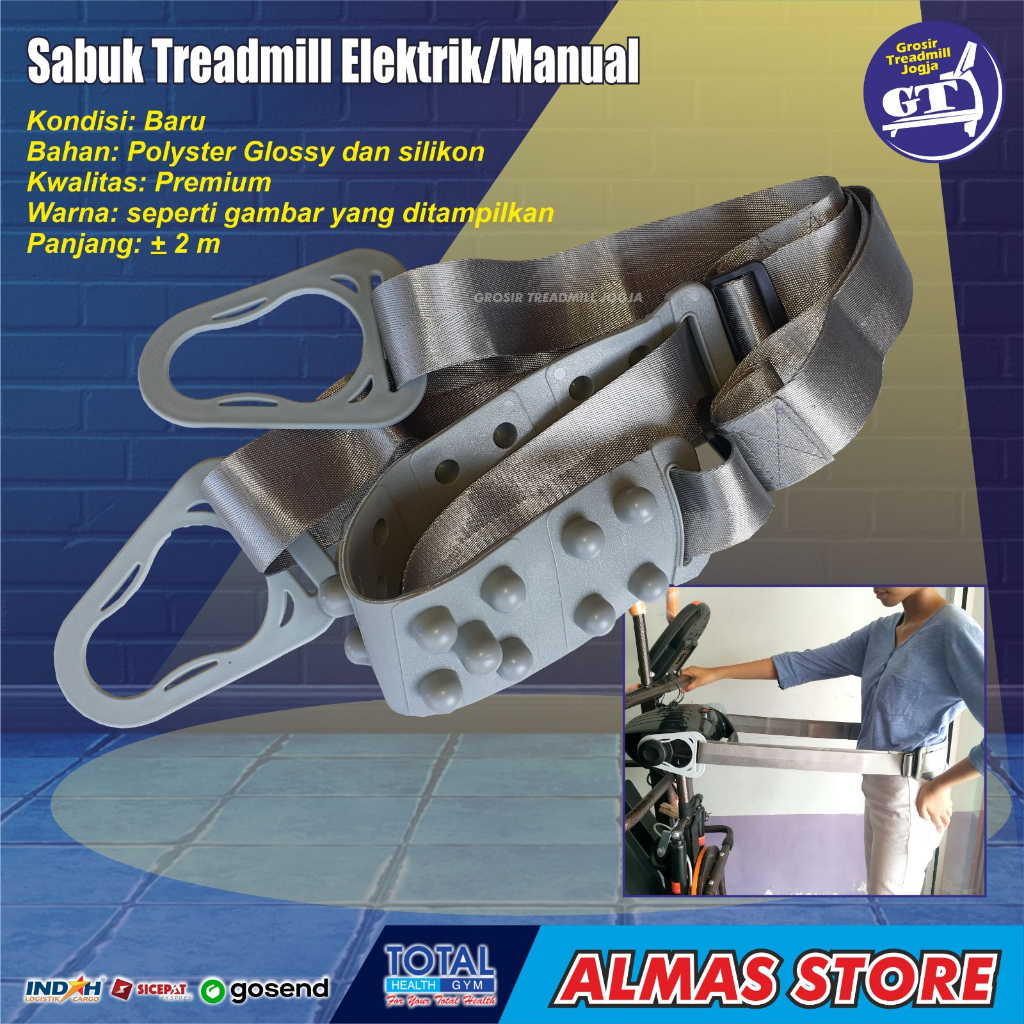 Jual Sabuk Belt Tali Getar Pijat Pijat Pijet Treadmill Threadmill ...