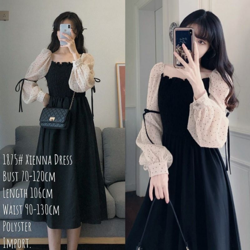 Jual BV 1875 XIENNA DRESS 150000 | Shopee Indonesia