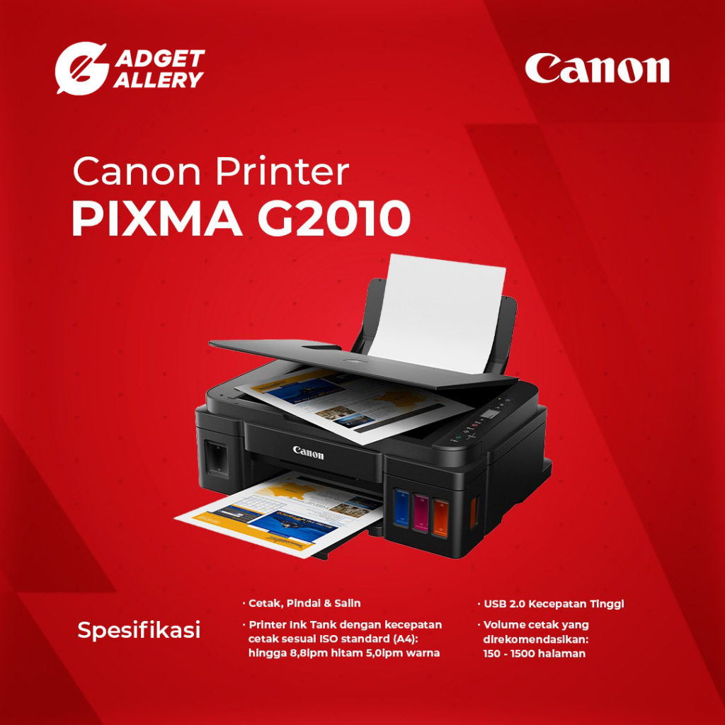 Jual Printer Canon Pixma G2010 G 2010 Print Scan Copy all in One ...