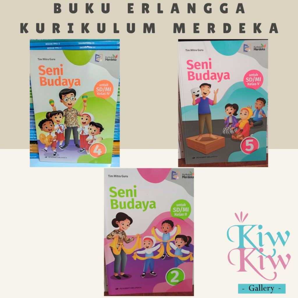 Jual Buku Seni Budaya Kelas 1, 2, 3, 4, 5, 6 SD/MI Kurikulum Merdeka - Erlangga | Shopee Indonesia