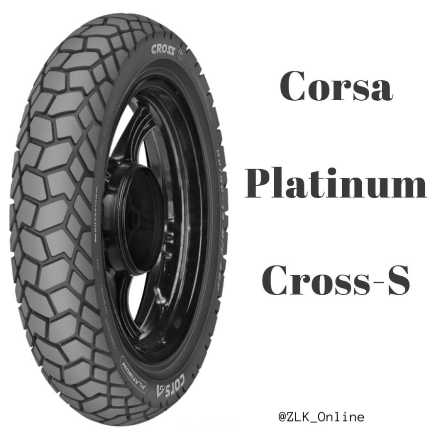 Jual Ban Motor Corsa Platinum Cross-S Dual Purpose Tubeless Ring 13 ...
