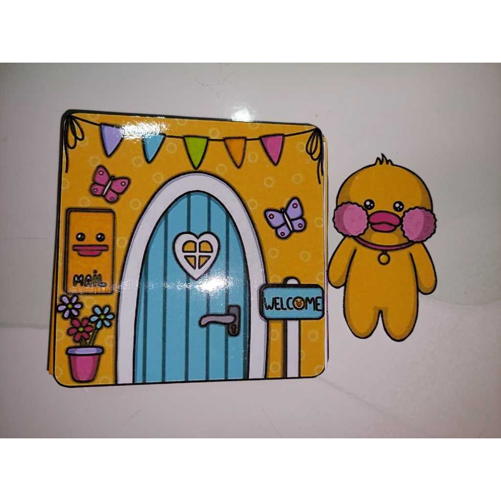 Jual Boneka kertas paper duck/busy book - edisi bebek (duck) sudah ...