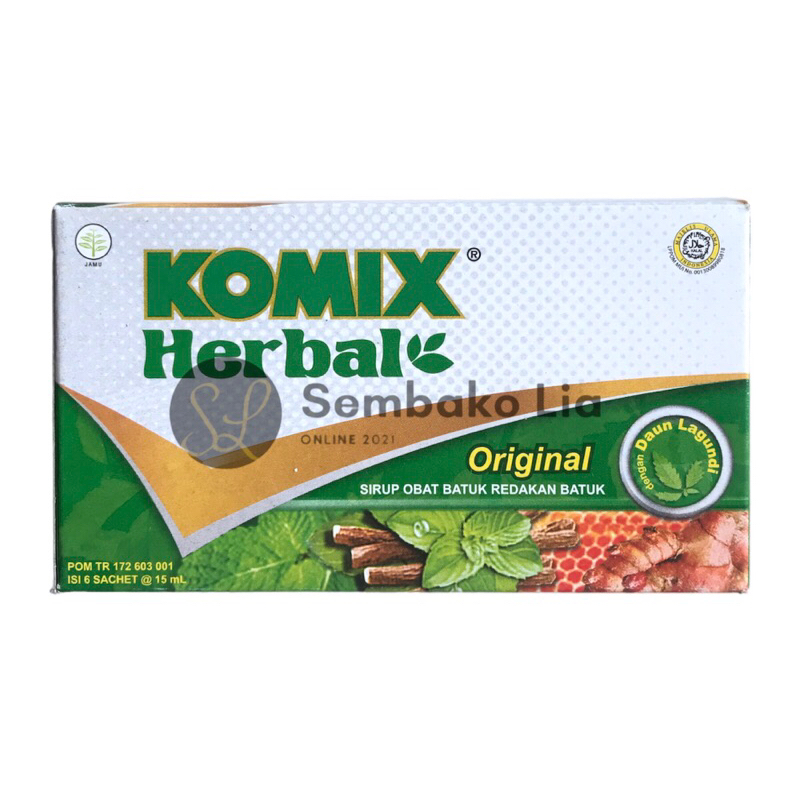 Jual Komix Herbal Original Box 15ml Isi 6 Sachet / Komix Herbal ...