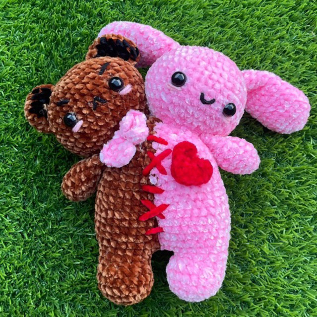 Jual Two-headed bunny amigurumi | Shopee Indonesia